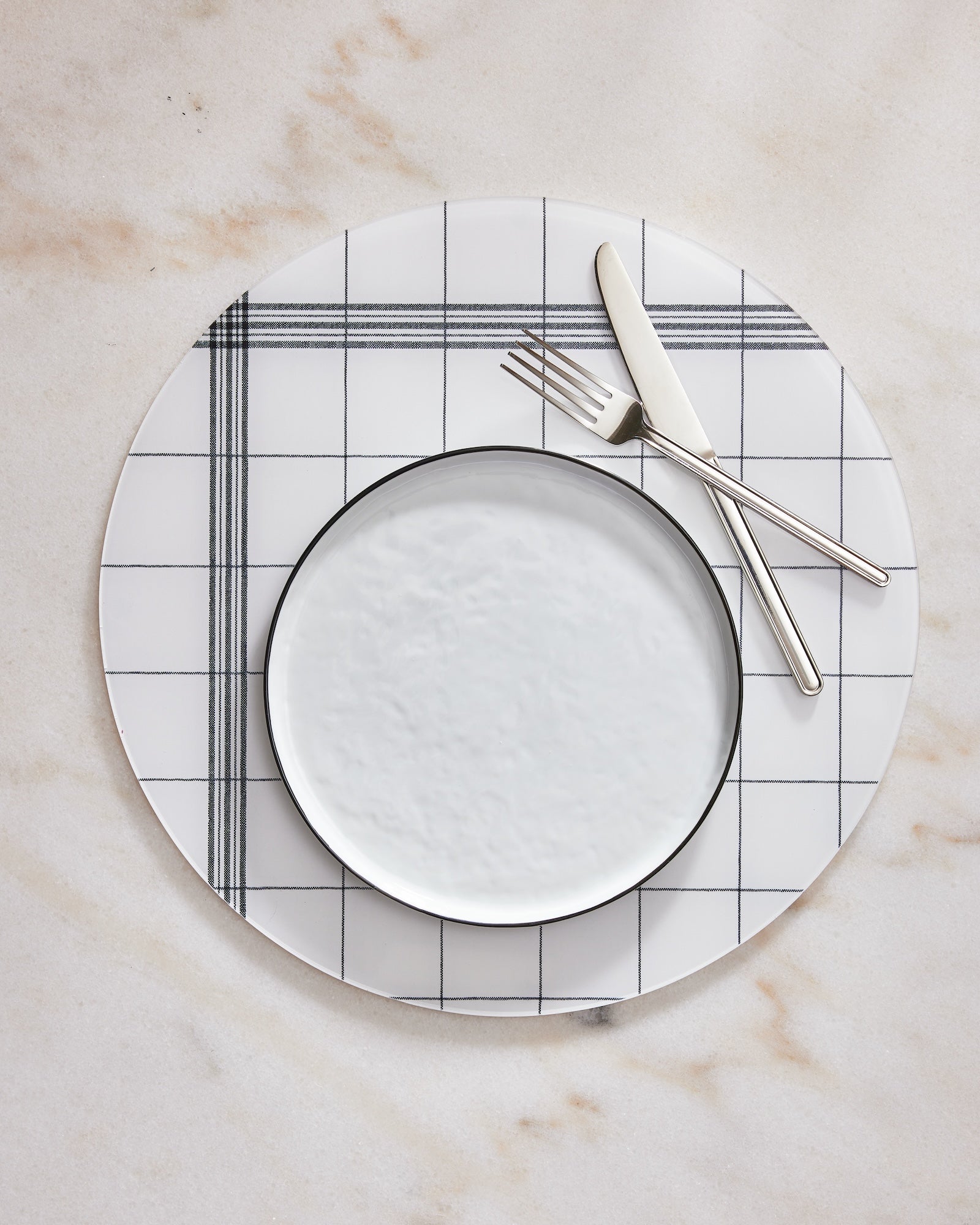 Miller French Check Placemat – Proper Table Co.