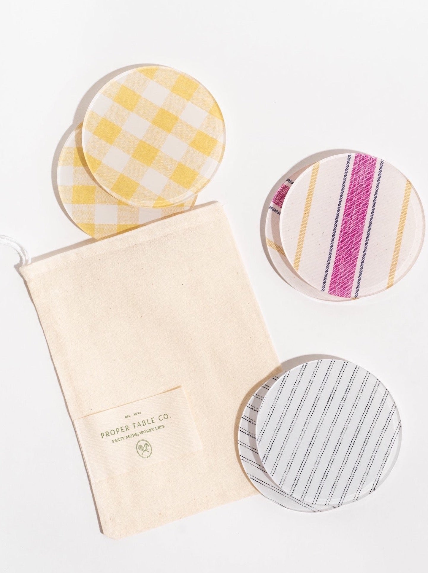 Bright Me Up Coaster Stack – Proper Table Co.