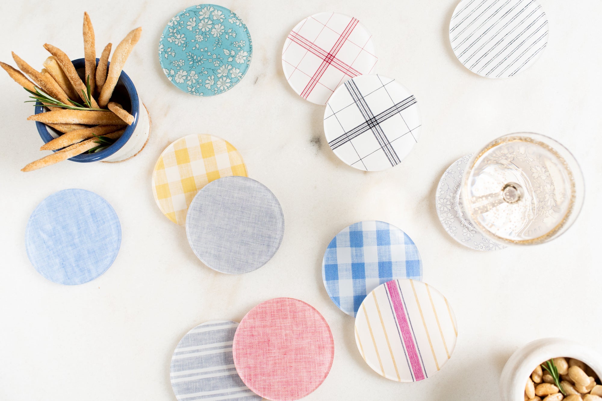 Rose Hand-Loomed Coaster – Proper Table Co.